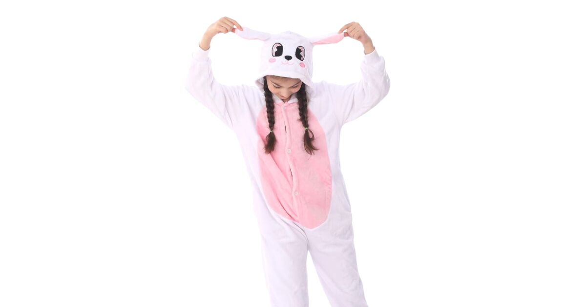 Onesie Kigurumi Pizsama Jelmez Nyúl Gyerekeknek 125 - 135cm | Pepita.hu