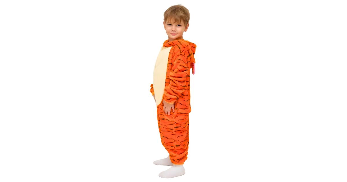 Onesie Kigurumi Pizsama Jelmez Tigris Gyerekeknek 95-105cm | Pepita.hu