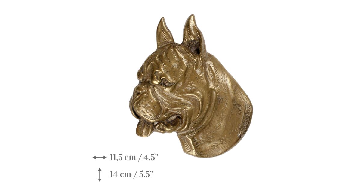 Boxer, Boxer - emléktábla kutyával, személyre szabott köszönőlevél, díj ...