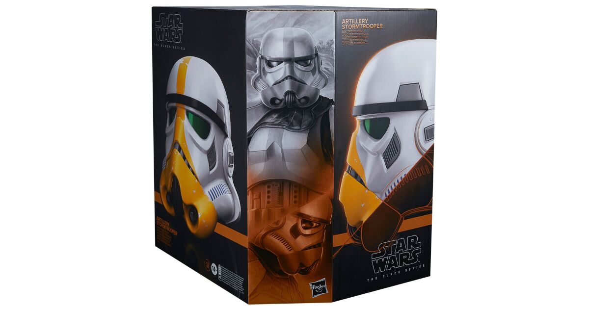Star Wars The Black Series Artillery Stormtrooper maszk és álarc ...