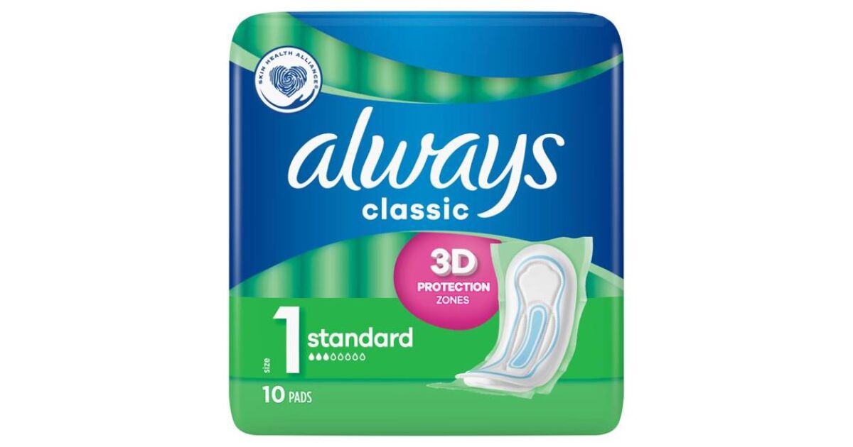 ALWAYS Classic Standard higiéniai betétek 10 db | Pepita.hu