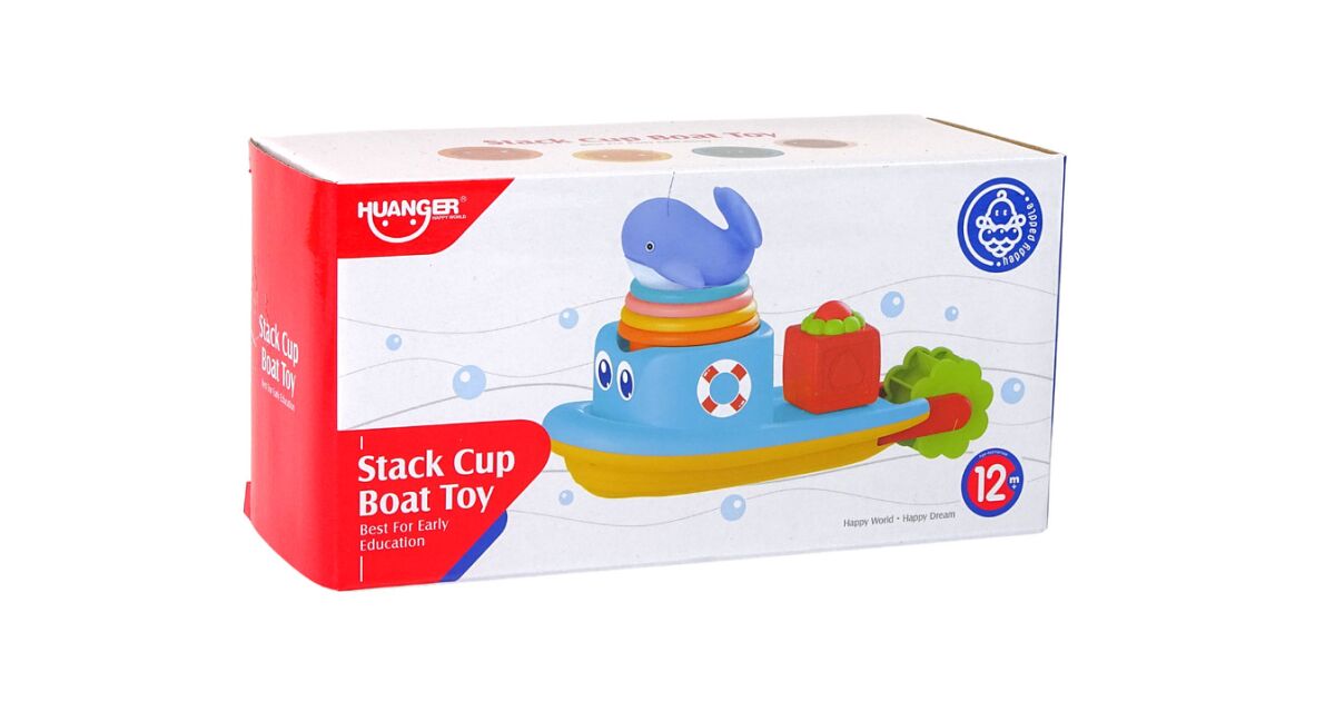 Whale Ship Pyramid Water Toy Set | Pepita.hu