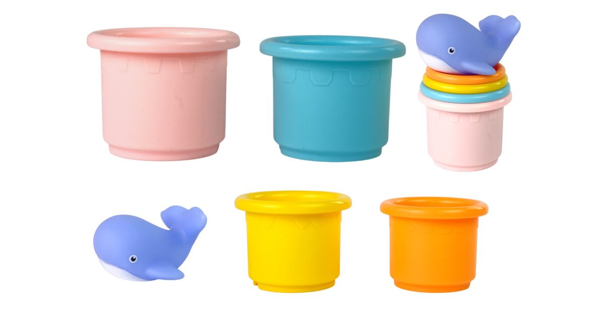 Whale Ship Pyramid Water Toy Set | Pepita.hu