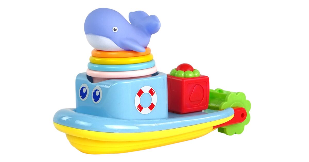 Whale Ship Pyramid Water Toy Set | Pepita.hu
