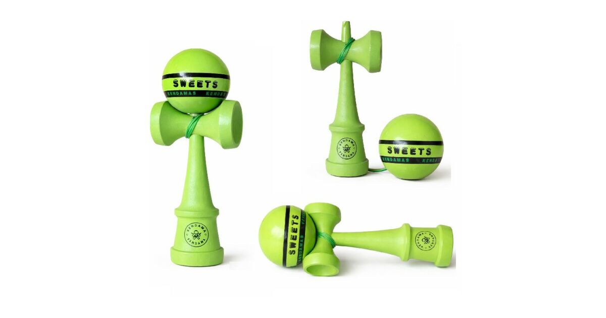 Kendama Premium Sweets– ALL GREEN, design elegant, aderenta sporita ...