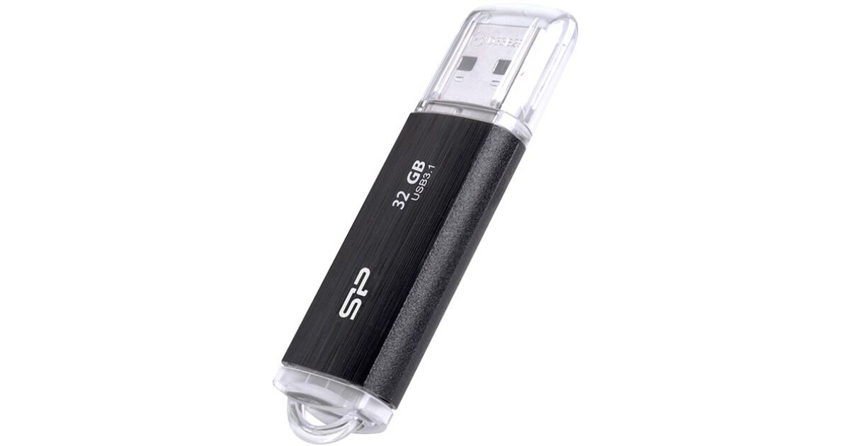 Silicon Power 32GB Blaze B02 pendrive USB 3.2, fekete | Pepita.com