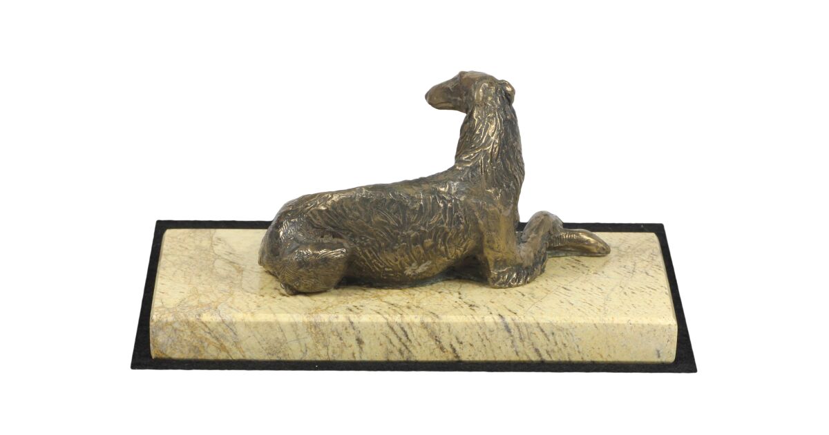 Orosz borzoi, borzoi, barzoi I - kutya szobor, kutya sziluett figura ...
