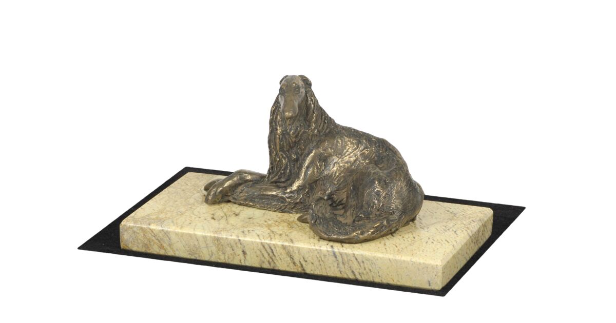 Orosz borzoi, borzoi, barzoi I - kutya szobor, kutya sziluett figura ...