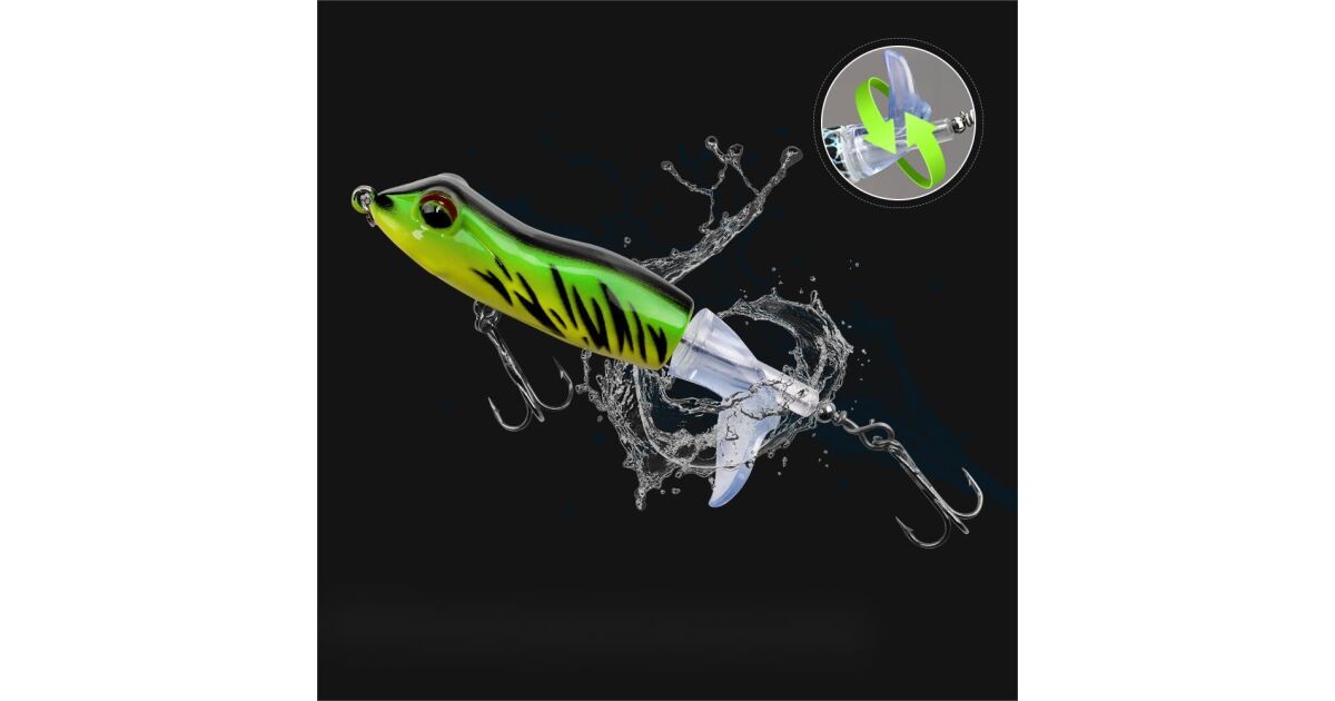 Wobbler Horgászcsali Csuka Harcsa Popper Flopper Whopper XL 10cm 17g ...