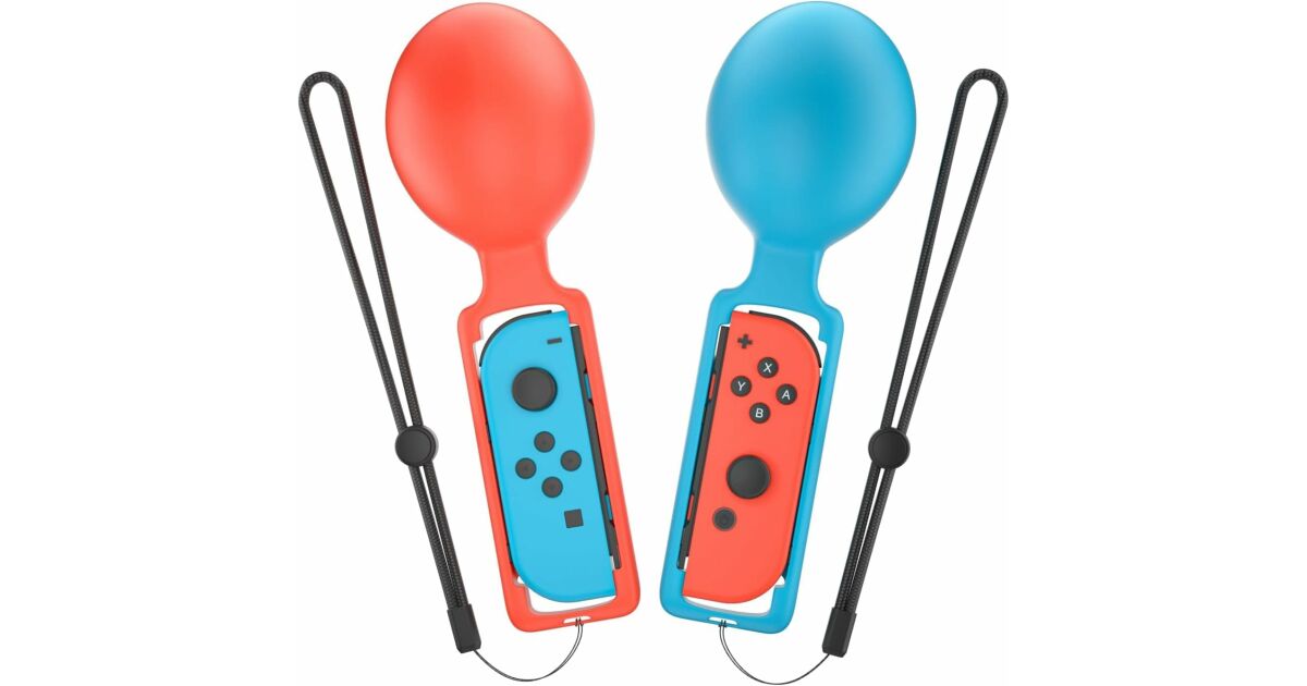 MARACAS TARTÓ JOY-CON JOYCON NINTENDO SWITCH SAMBA BLUE RED 2db | Pepita.hu