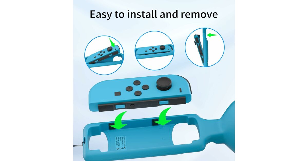 MARACAS TARTÓ JOY-CON JOYCON NINTENDO SWITCH SAMBA BLUE RED 2db | Pepita.hu