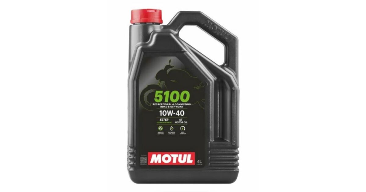 Motul 5100 10W40 4L olaj + Hiflo HF112 4T MA2 észter olajszűrő ...