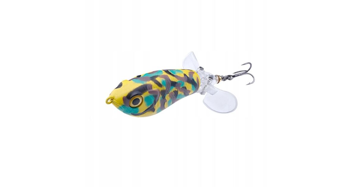 Wobbler horgászcsali csuka harcsa popper flopper whopper forgó 9g ...