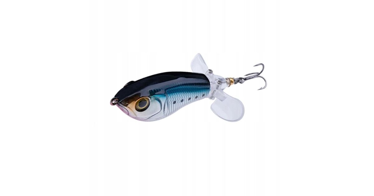 Wobbler horgászcsali csuka harcsa popper flopper whopper forgó 9g ...