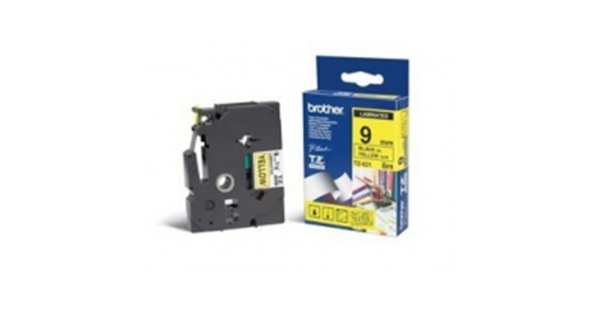 Recenzje: Brother Ta ma laminowana Ta ma/ Laminowana Black on Yellow ...