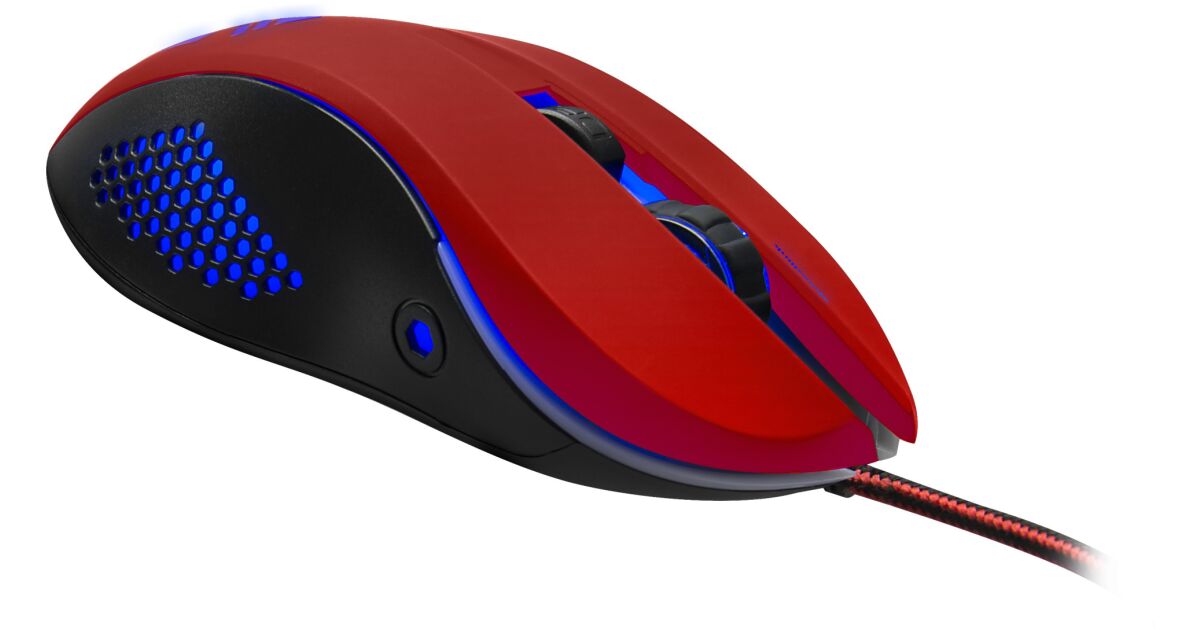 Gaming-Maus Speedlink Tower, rot/schwarz (SL-680008-BKRD) | Pepita.com