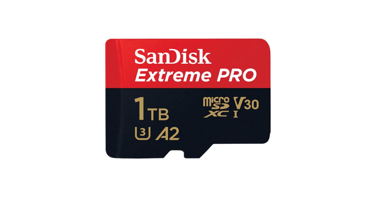 SanDisk Extreme PRO/micro SDXC/1TB/UHS-I U3 / Class 10/+ Adaptér ...