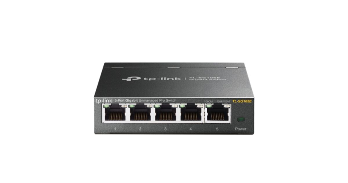 TP-Link TL-SG105E 1Gbitový switch 5 portov / 1000 Mb/s | Pepita.com