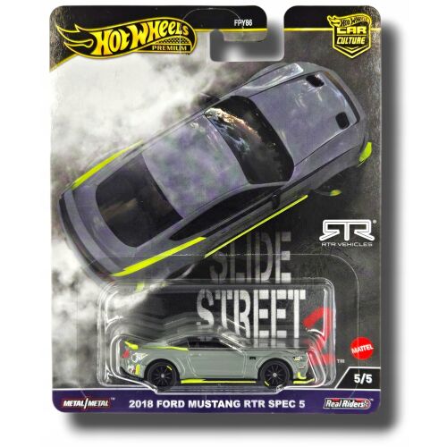 Hot Wheels Prémium 2018 FORD MUSTANG RTR SPEC 5 SLIDE STREET 2 2024 ...