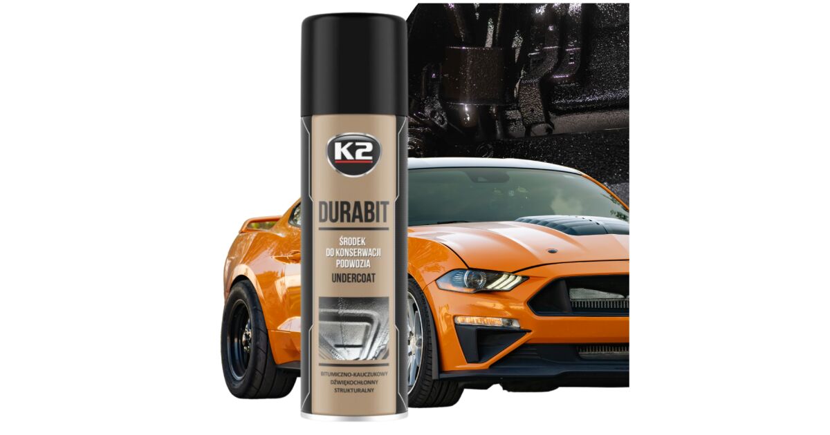 K2 DURABIT alvázvédő 500 ml fekete bitumen spray | Pepita.hu