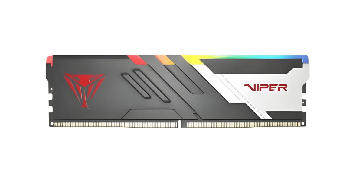 Patriot 16GB / 6000 DDR5 Viper Venom RGB CL30 Single Desktop RAM ...