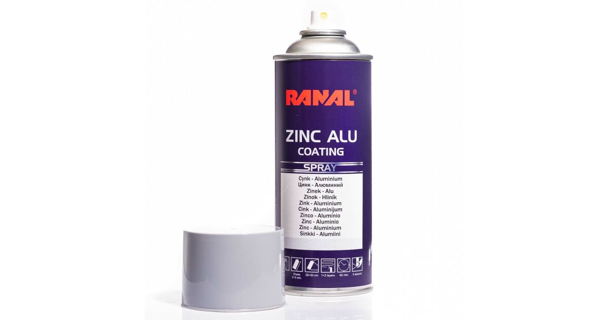 RANAL Cink-Alumínium Korróziógátló Spray Epoxi Alapozó 400ml | Pepita.hu