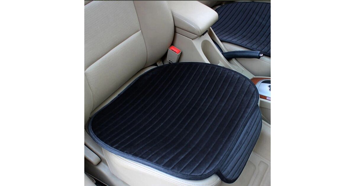 MATA Pokrowiec Ochronny na Pojedyńczy Fotel Samochodowy Czarna Miękka ...