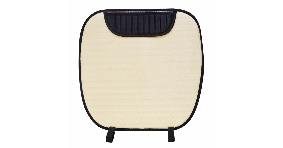 MATA Pokrowiec Ochronny na Pojedyńczy Fotel Samochodowy Czarna Miękka ...