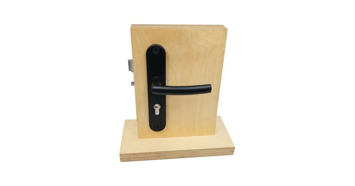 R.711.ZB.CE.TB4 clanță de securitate, Neagră 72mm | Pepita.com