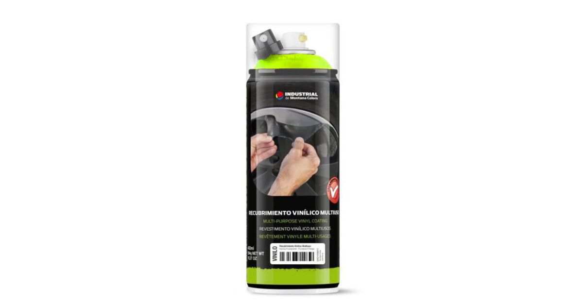 Folyékony gumiabroncs fólia spray 400ml Fluoreszkáló sárga mtn ipari ...