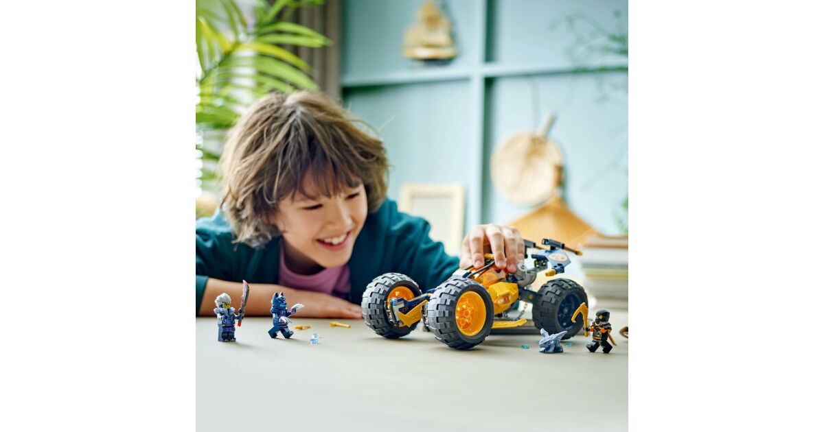 LEGO NINJAGO Vehiculul de teren ninja al lui Arin 71811 | Pepita.hu