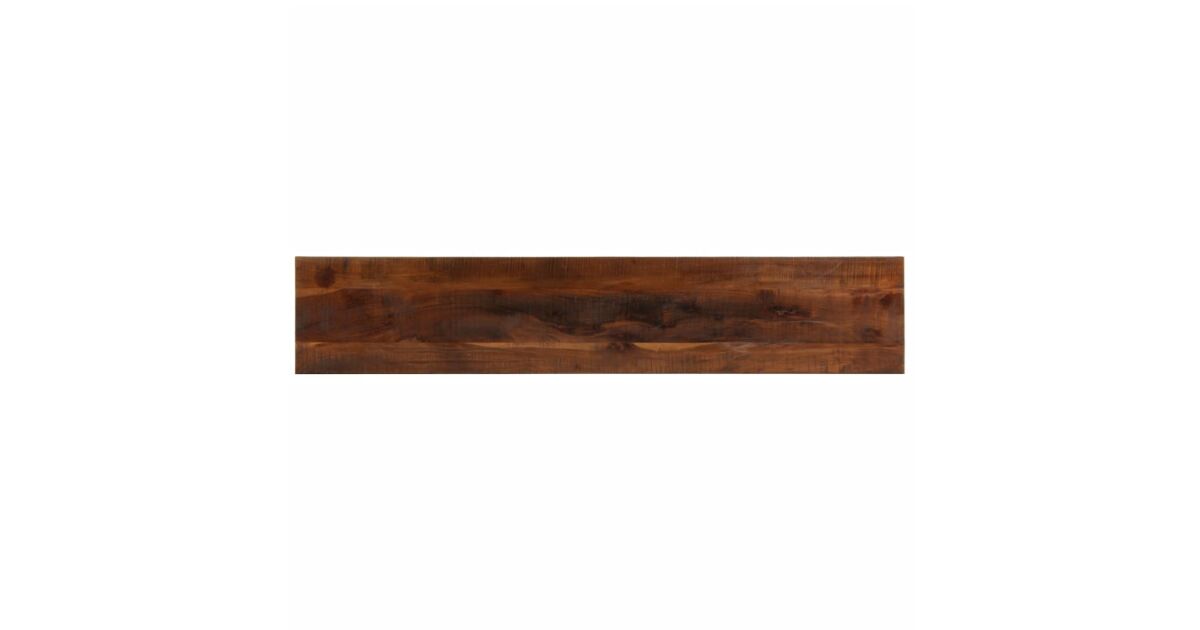 tömör újrahasznosított fa téglalap alakú asztallap 180x40x3,8cm | Pepita.hu