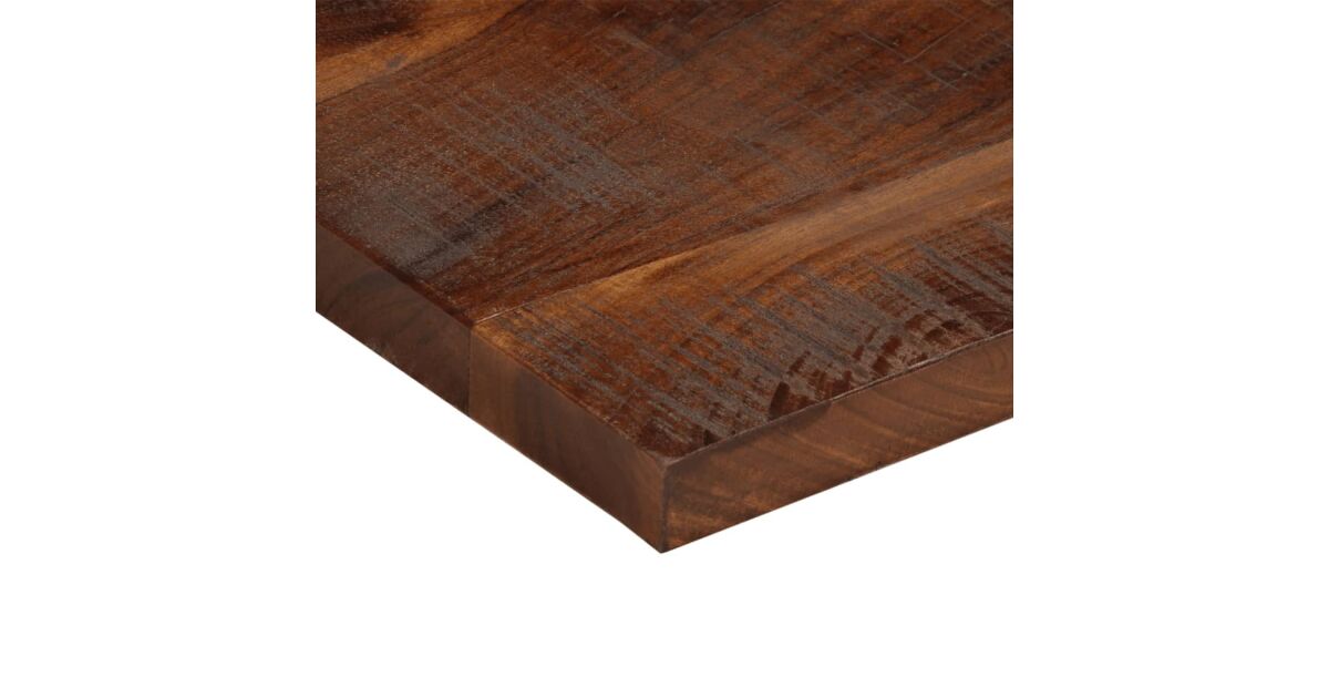 tömör újrahasznosított fa téglalap alakú asztallap 180x40x3,8cm | Pepita.hu