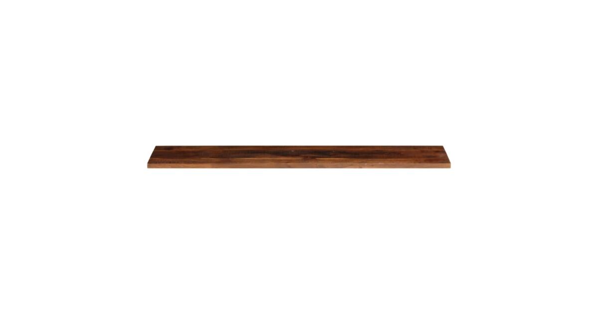 tömör újrahasznosított fa téglalap alakú asztallap 180x40x3,8cm | Pepita.hu