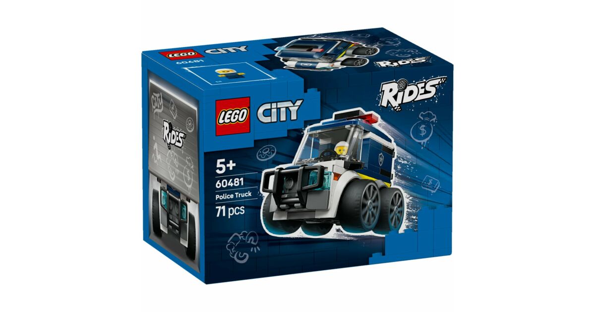LEGO City Vehicule – Camioneta de Politie 60481 | Pepita.hu
