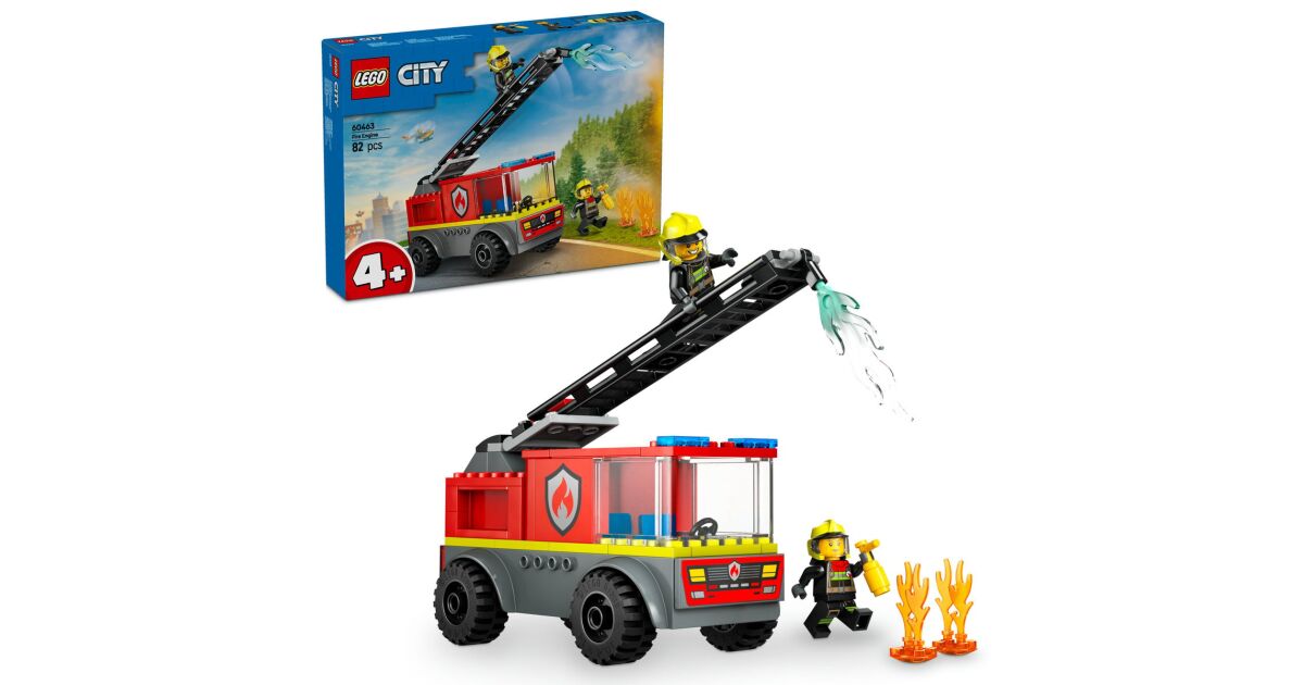 LEGO City Autospeciala de pompieri cu scara 60463 | Pepita.hu