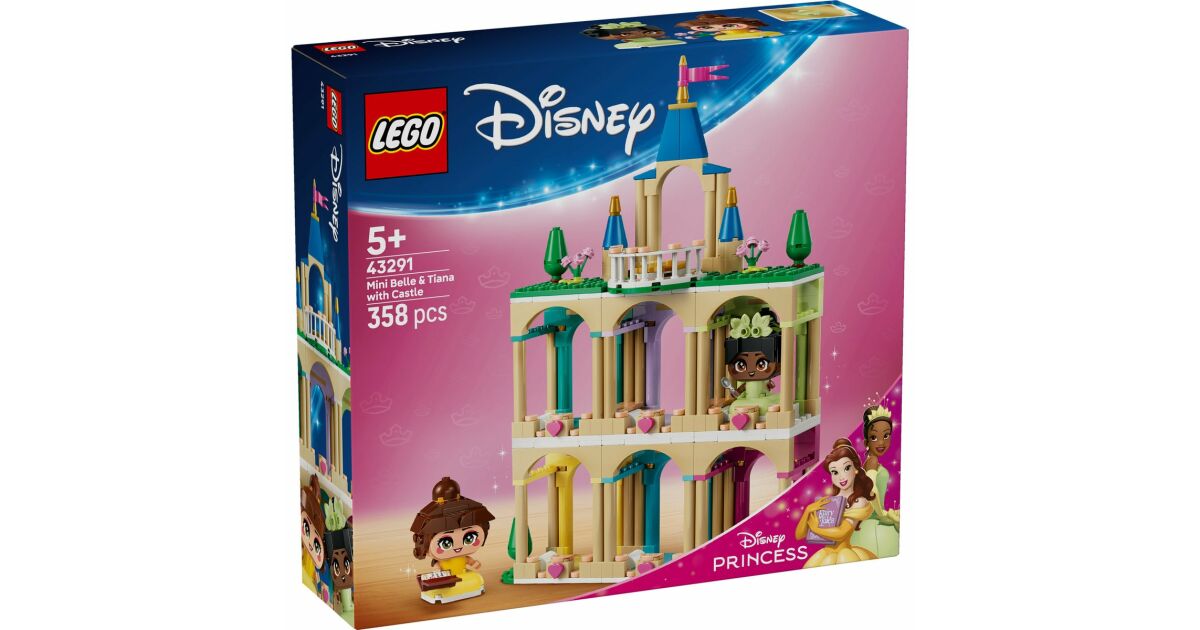 LEGO Disney Princess Miniprintesele Belle si Tiana la Castel 43291 ...