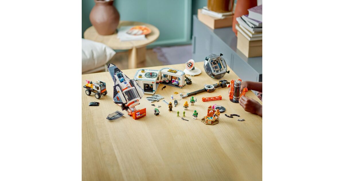 LEGO City Baza spatiala si platforma de lansare a rachetei 60434 ...