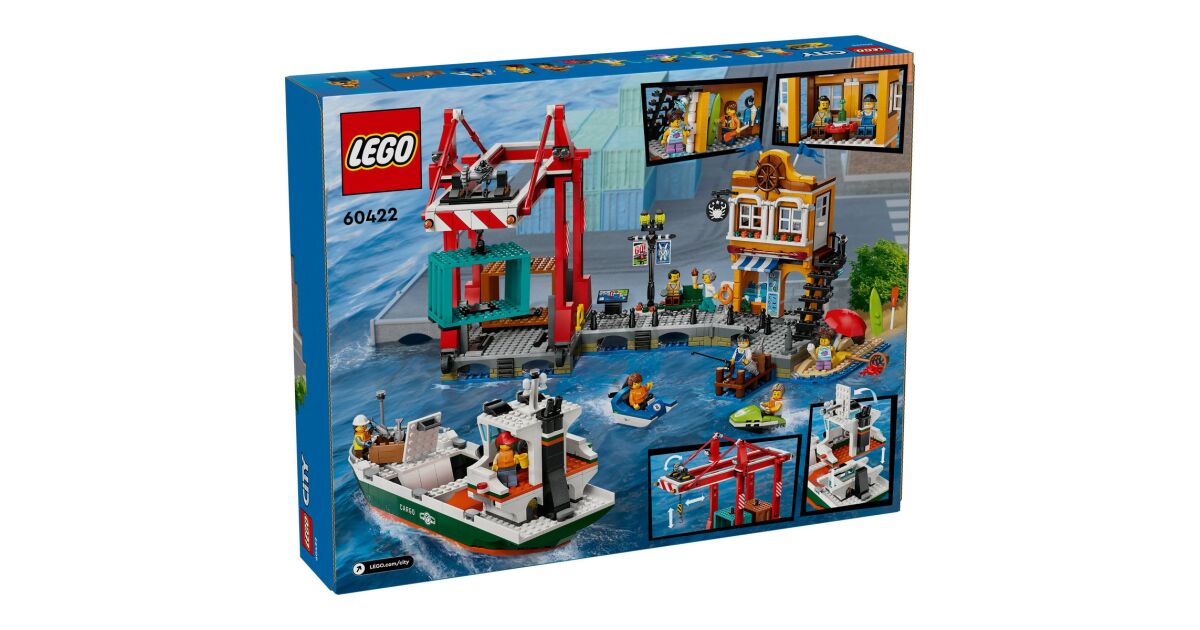 LEGO City Port si nava de transport marfa 60422 | Pepita.hu