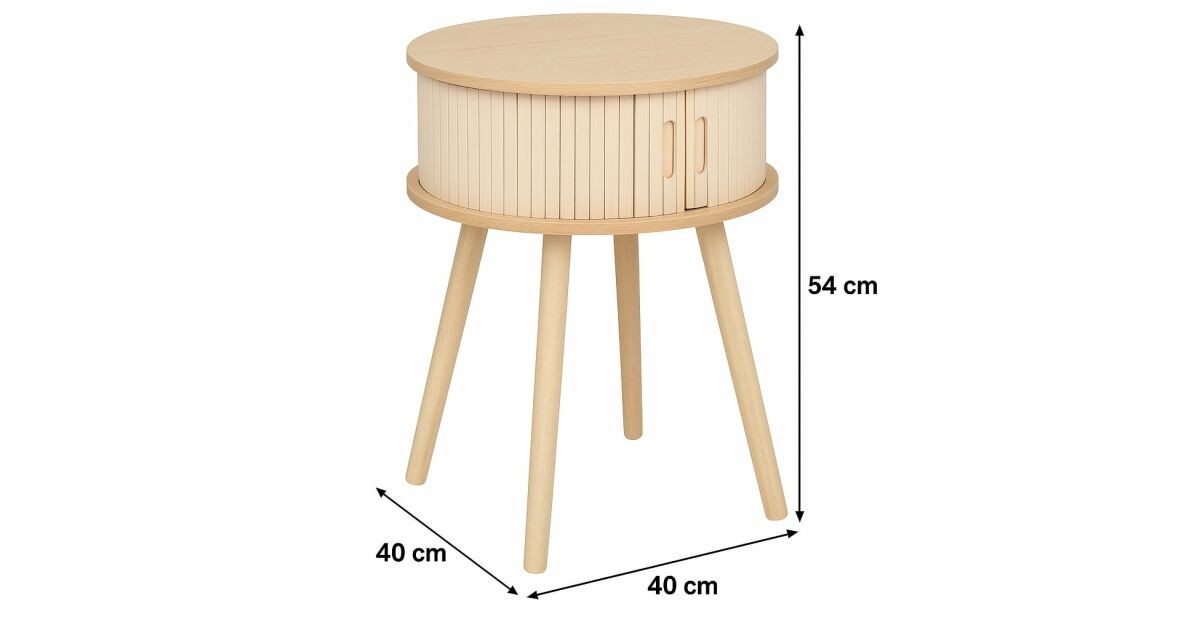 Noptiera rotunda Atmosphera Nysos cu 2 usi glisante si raft interior ...