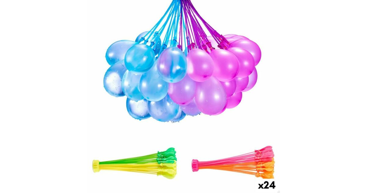 Vizzel feltölthető gömbök feltöltővel Zuru Bunch-o-Balloons 24 egység ...