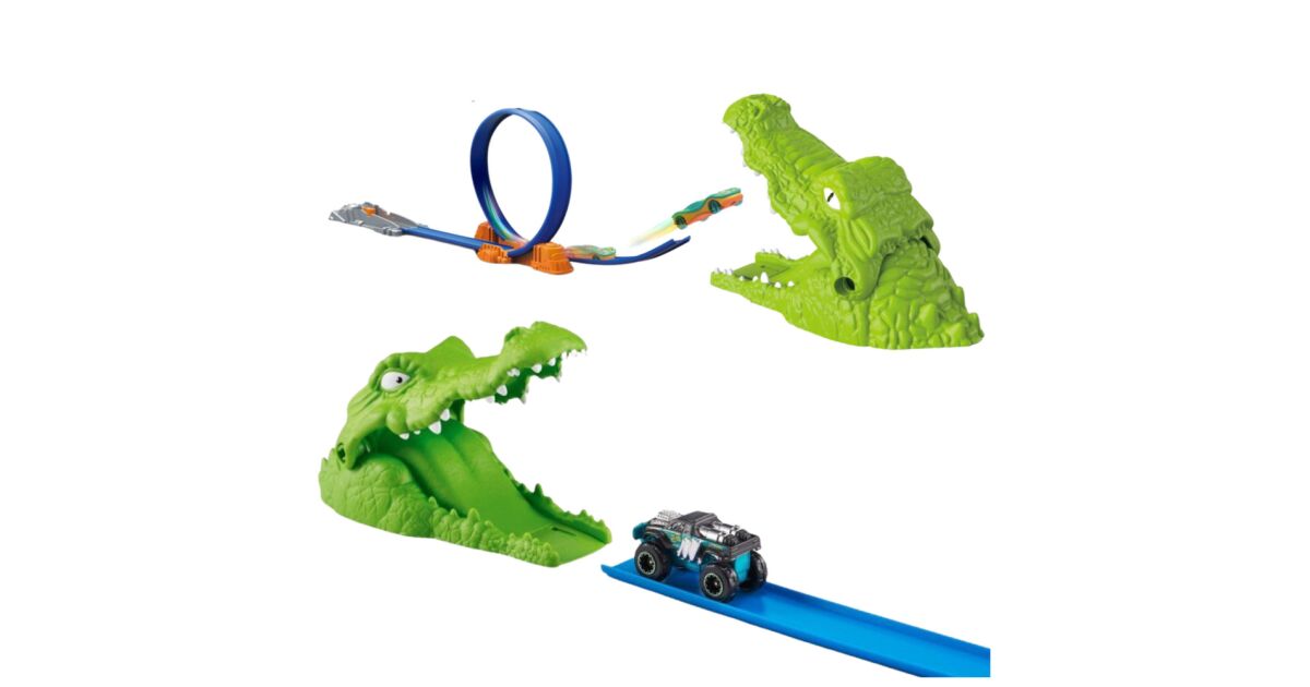 Car Track Catapult Launcher Crocodile – 23200 | Pepita.hu