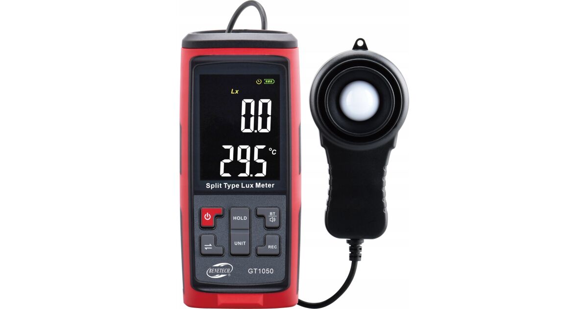 LUXMÉRŐ FÉNYMÉRŐ FÉNYINTENZITÁS-MÉRŐ SZONDA LUXMÉRŐ BLUETOOTH | Pepita.hu