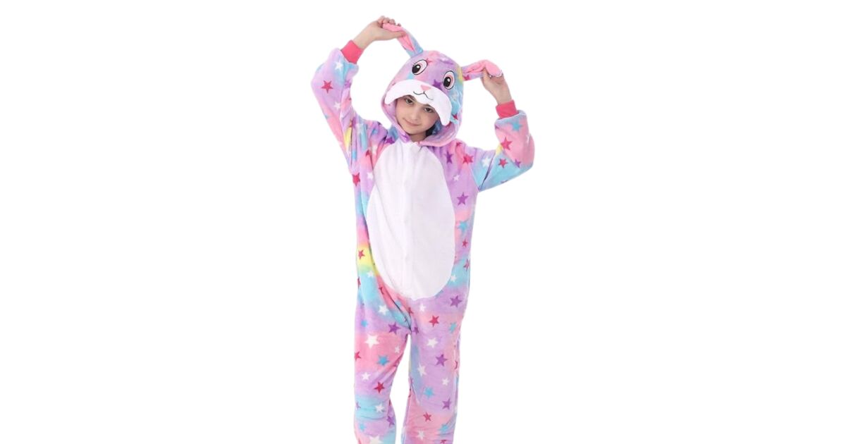 Onesie Kigurumi Pizsama Jelmez Nyúl Gyerekeknek 125 - 135cm | Pepita.hu