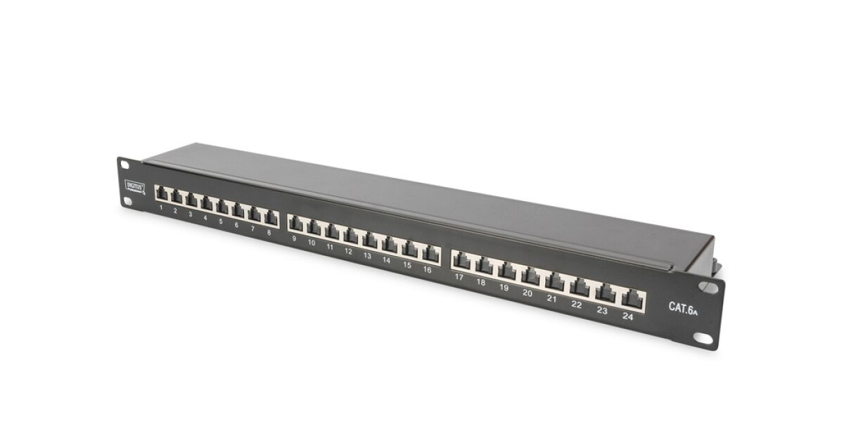 Digitus DN-91624S-EA-B 19 Patch panel - 24 port | Pepita.hu