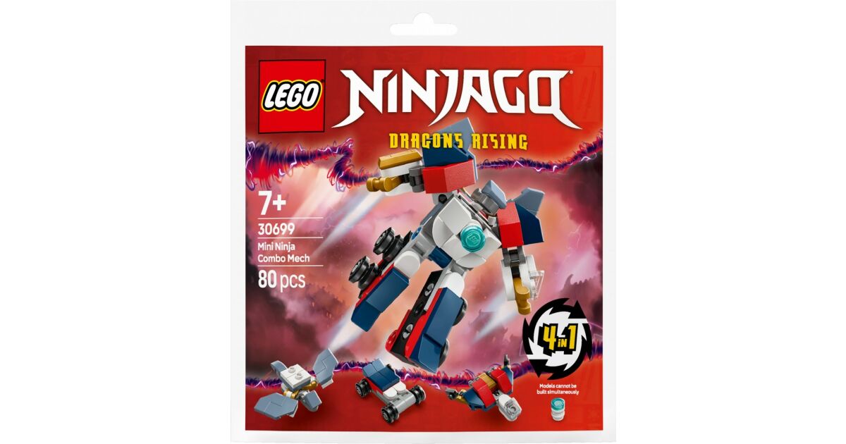 LEGO® Ninjago: 30699 - Mini nindzsa átalakítható robot | Pepita.hu