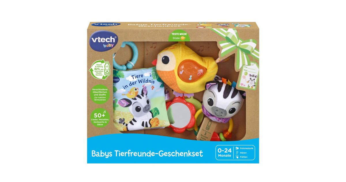 Vtech Babies Animal Friends fejlesztő foglalkoztató készlet (3 darabos ...