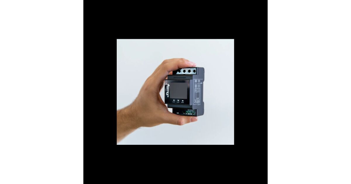 Shelly Pro 4PM Okosrelé fogyasztásmérővel - Wifi+Ethernet (16 A ...