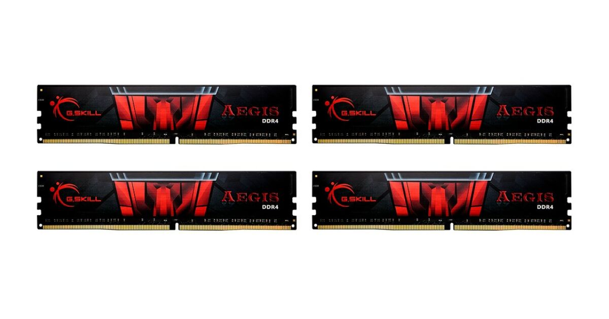G.Skill 32GB /3200 Aegis DDR4 RAM KIT (4x8GB) | Pepita.hu
