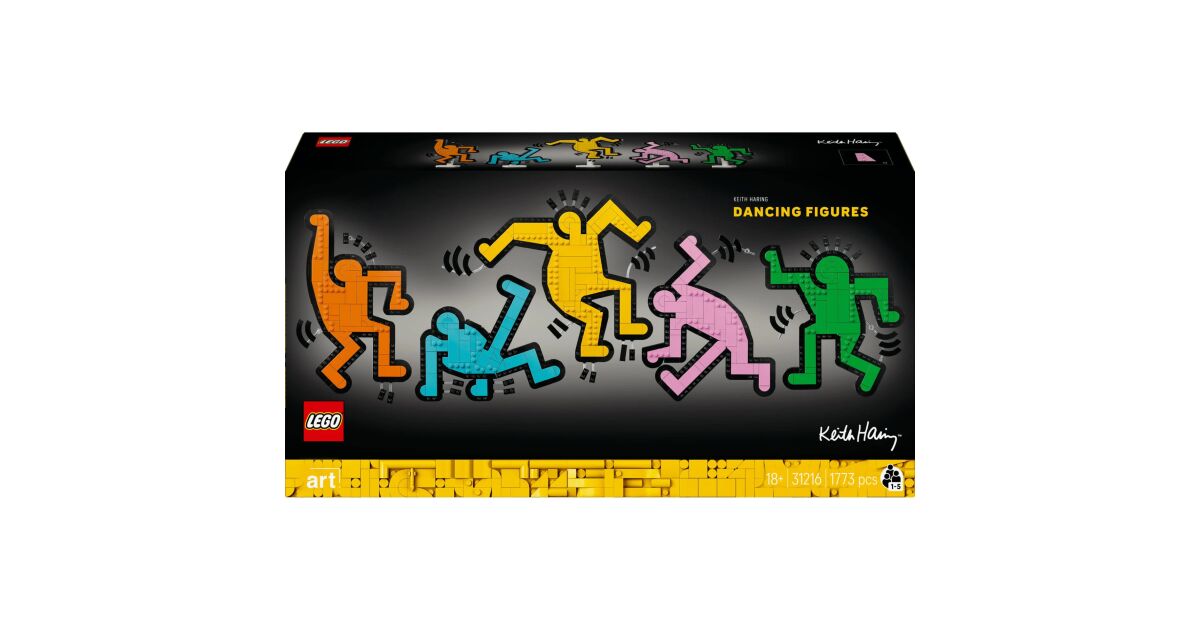 LEGO®Art: 31216 - Keith Haring - Táncoló figurák | Pepita.hu
